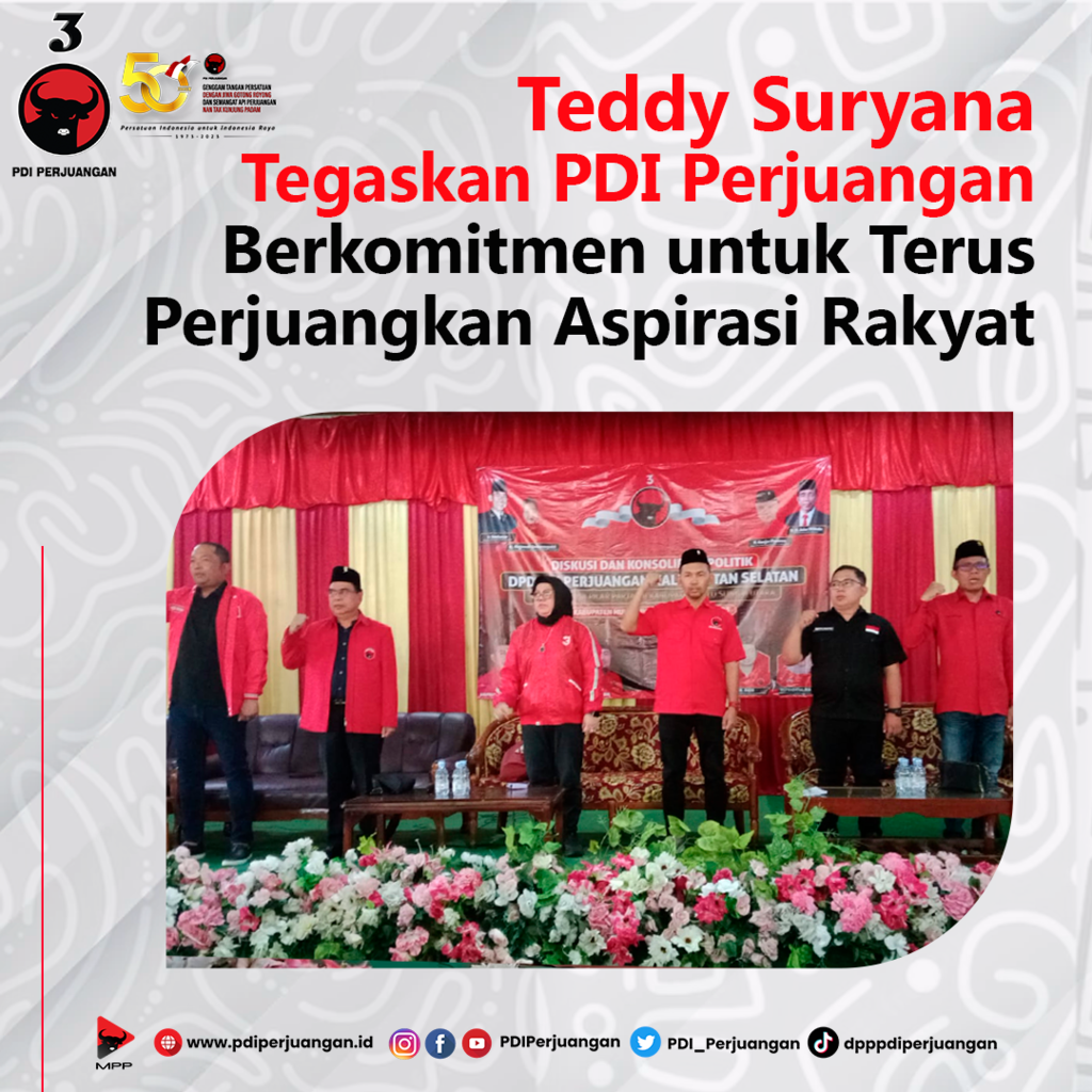 PDI Perjuangan Berkomitmen untuk Terus Perjuangkan Aspirasi Rakyat | KASKUS