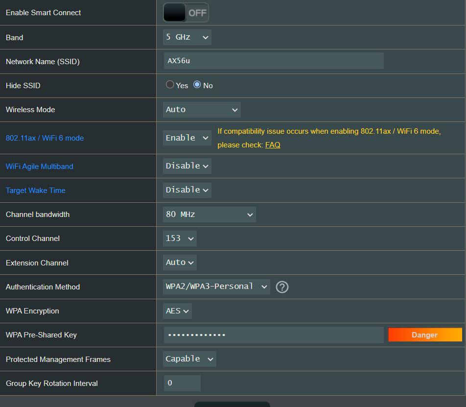 Need Help Configuring ASUS ROUTER RT-AX56U & Intel AX201 | SNBForums