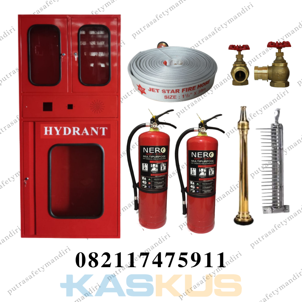 BOX HYDRANT INDOOR TYPE B FULLSET KOMBINASI APAR FIRE EXTINGUISHER ...