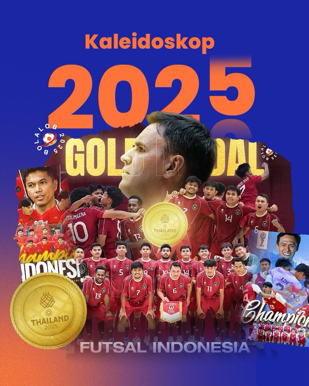 Terima kasih 2025. Semoga Futsal Indonesia semakin maju dan berprestasi ...