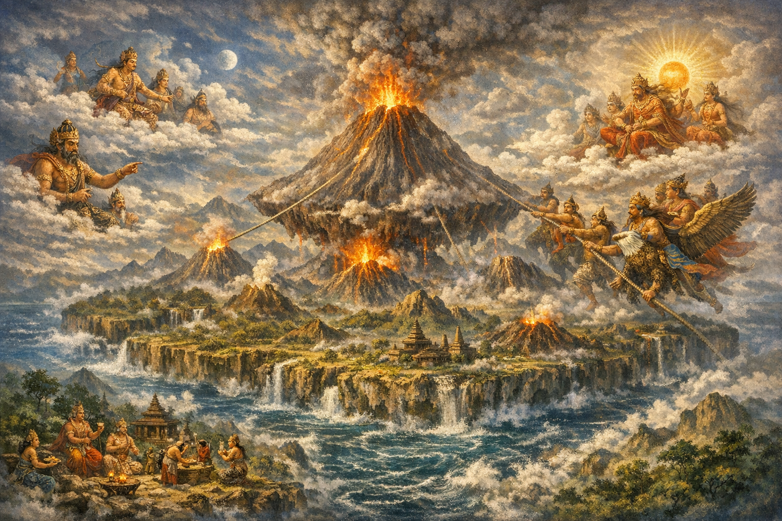 Mengapa Pulau Jawa Penuh Gunung? Konon Ini Adalah Paku Dunia dari Para ...