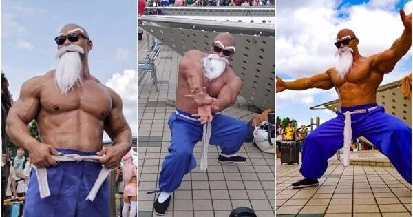 Cosplay Paling Keren, Master Roshi dari Dragon Ball Nih! | KASKUS