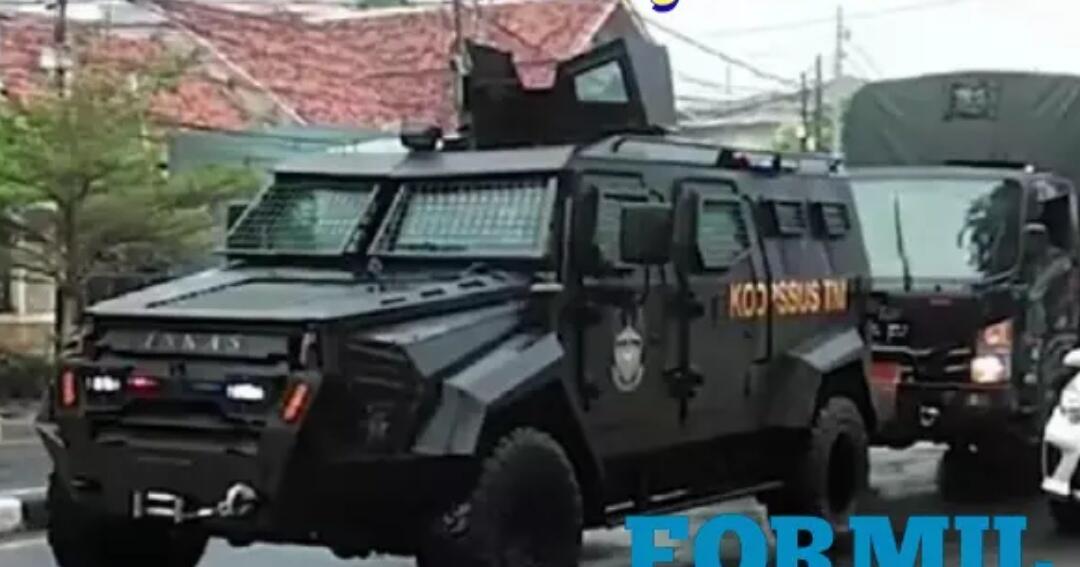 Inkas Sentry APC, Rantis Koopssus TNI yang Show of Force di Markas FPI ...