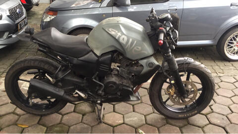 Yamaha Byson Custom Caferacer Sepeda Motor Modifikasi, Sepeda, Sepeda ...