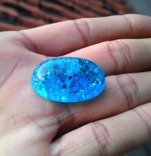 Model Batu Warna Biru